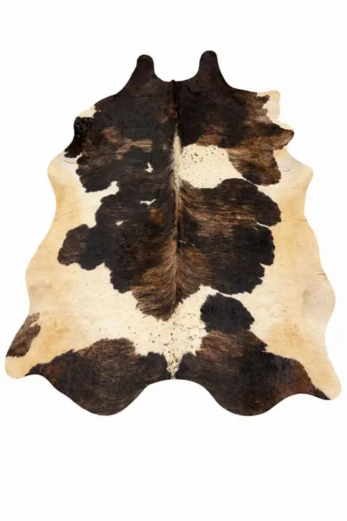 RHACAM Eco Hides Cowhide Rug 7'11" × 6'4" - Brindle