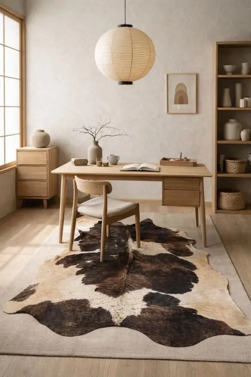 RHACAM Eco Hides Cowhide Rug 7'11" × 6'4"