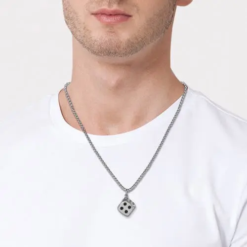 Lucky Brand Dice Pendant Necklace