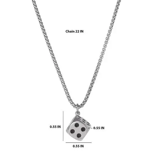 Lucky Brand Dice Pendant Necklace