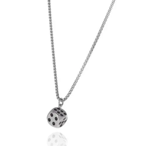 Lucky Brand Dice Pendant Necklace