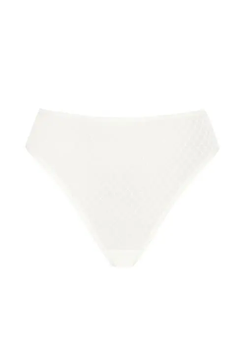 CUUP The Highwaist Trellis Lace - Salt