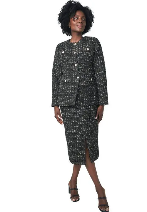 JESSICA LONDON Skirt Suit - Tweed