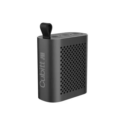 CUBITT Mini Bluetooth Speaker, Portable Wireless With Bass Boost - Black