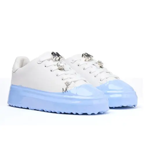 MALLET Grftr Ltc Dip Sneakers - White/blue