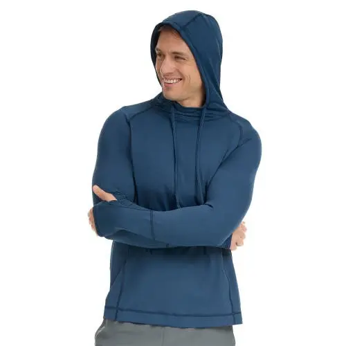 BLOQUV Pullover Hoodie - Navy
