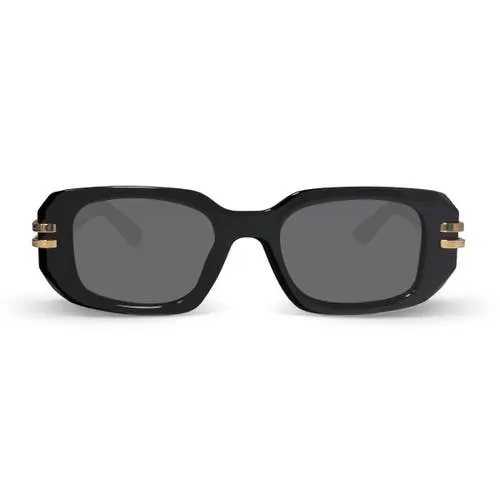 YOUZEY Monaco Square Sunglasses - Black