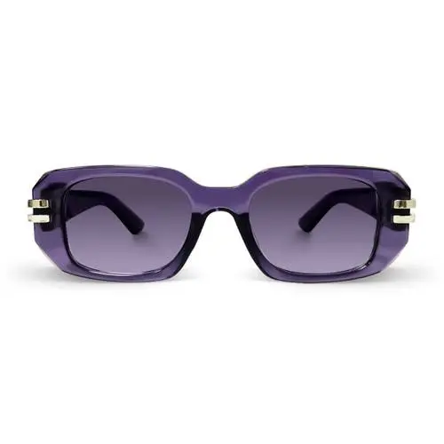 YOUZEY Monaco Square Sunglasses - Purple