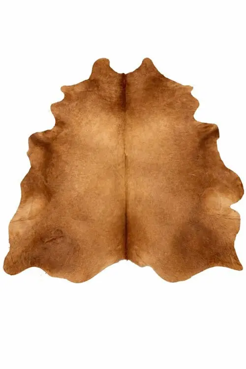 RHACAM Eco Hides Lauren Browns Cowhide Rug 7'7" × 6'10 - Warm Browns