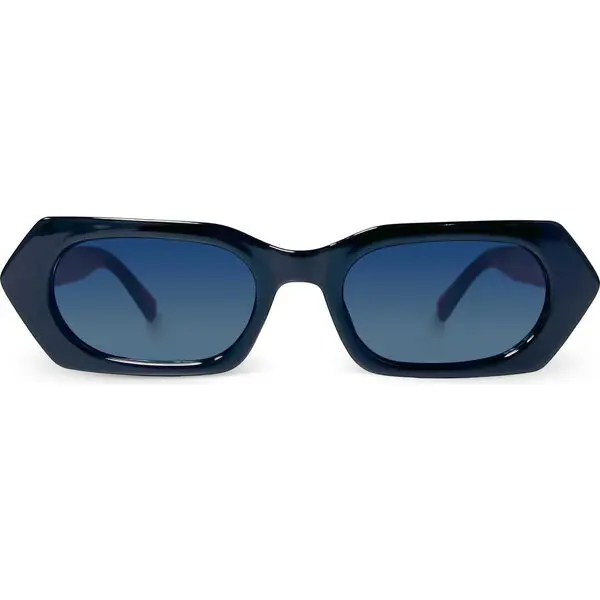 YOUZEY Starlight Rectangle Sunglasses - Black