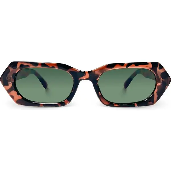 YOUZEY Starlight Rectangle Sunglasses - Tortoise