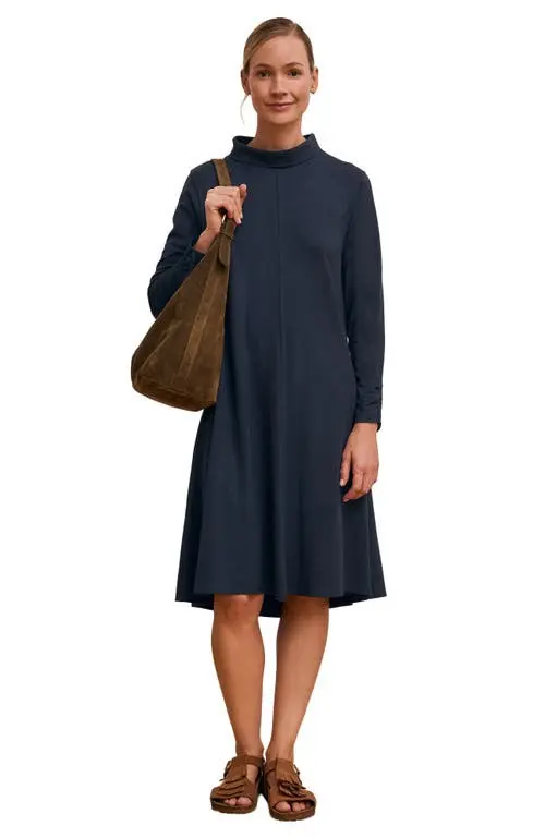 CELTIC & CO. Roll Neck Jersey Dress
