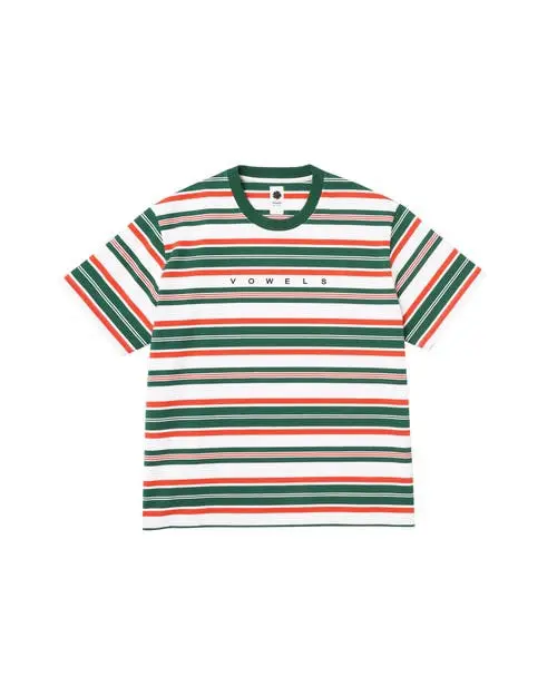 VOWELS Short Sleeve Stripe Tee - 7-eleven