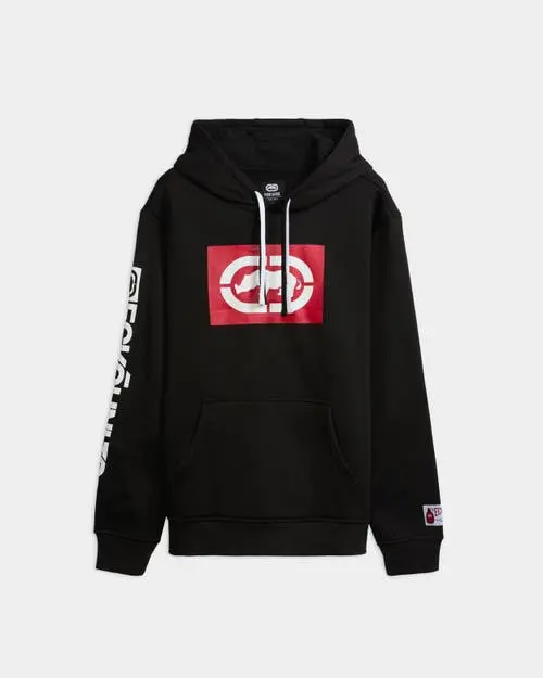 ECKO Logo Hoodie - Black