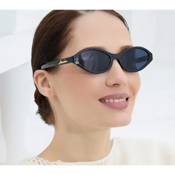 YOUZEY Legacy Oval Sunglasses - Black