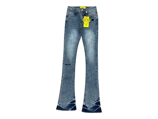 GUAPI Basics Stacked Denim Jeans - Pacific Blue