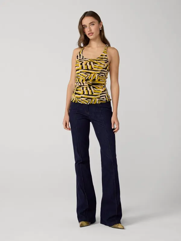 Diane Von Furstenberg Hadley Tank - Sun Tiger Lemon Curry