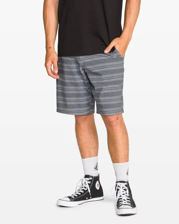 Volcom Mix Frickin Cross Shred Shorts - Pewter