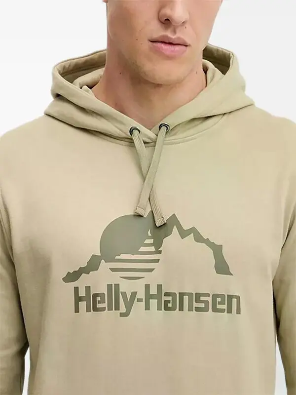 Helly Hansen Graphic-print Hoodie - Neutrals