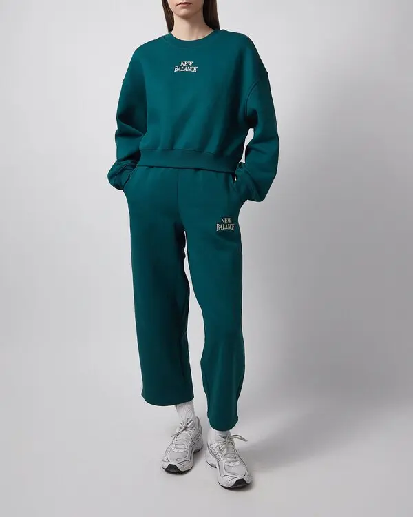 NEW BALANCE Trackside Fleece Crew Sweatshirt