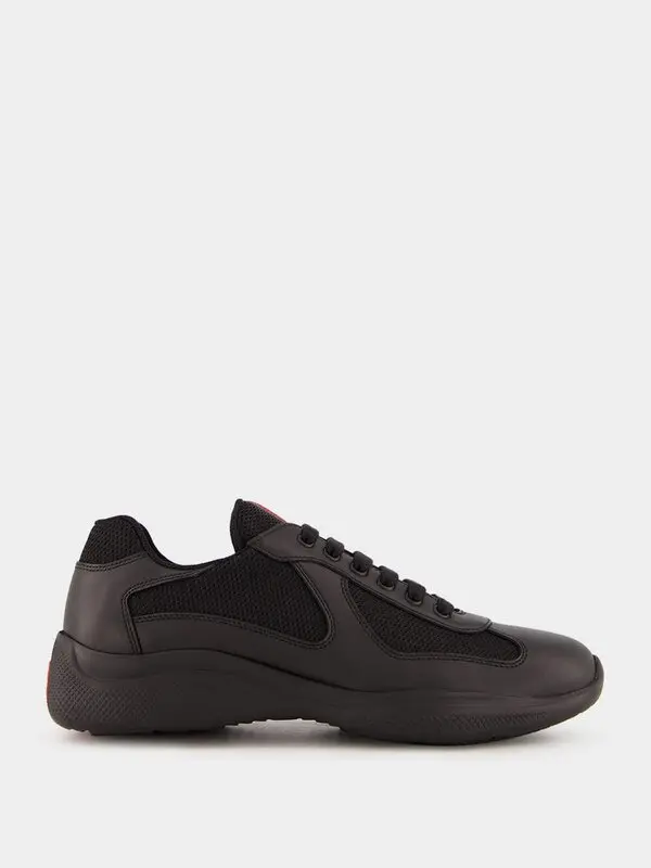 Prada America's Cup Sneakers - Black