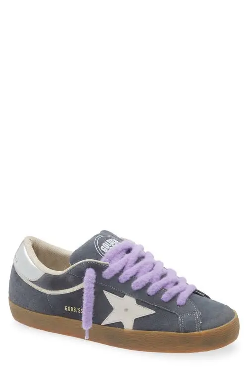 GOLDEN GOOSE Super-star Sneaker - Stone Blue/milk/silver
