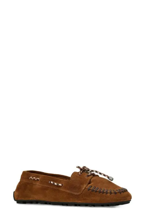 Aquatalia Qually Weatherproof Loafer - Cognac Suede