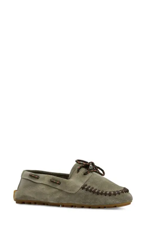 Aquatalia Qually Weatherproof Loafer - Sage Suede