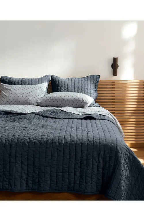 PARACHUTE Garment Dye Channel Quilted Quilt - Dusk