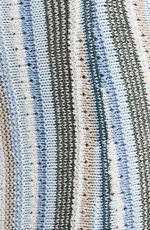 Barbour Josie Pointelle Knit Maxi Skirt - Blue Multi