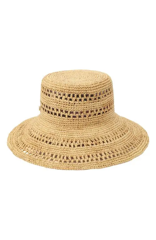 Kate Spade New York Open Weave Sun Hat - Natural