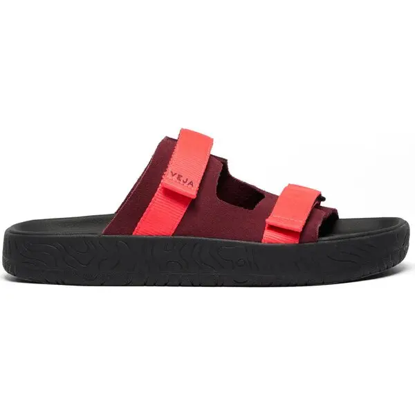 VEJA Arpoador Slide Sandal - Amarante Rose-fluo Black