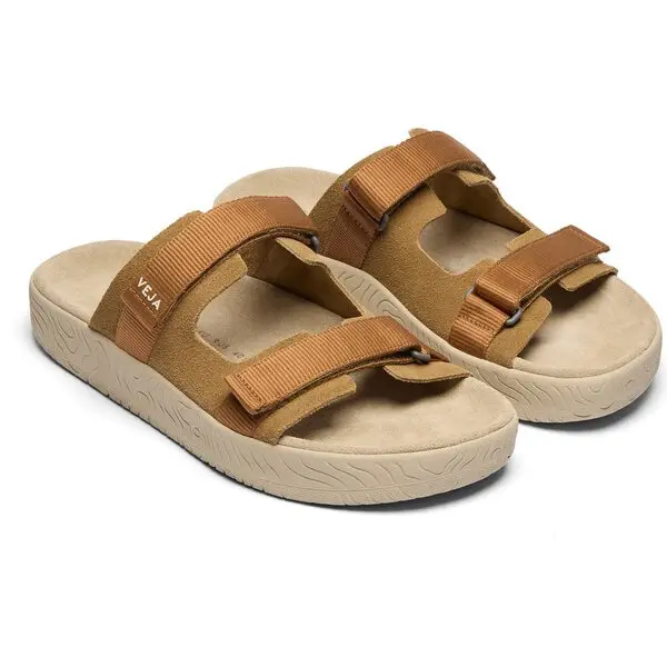 VEJA Arpoador Slide Sandal - Tent Cognac