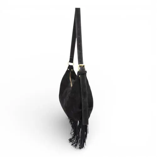 BOLSA NOVA Dallas Suede Fringe Hobo