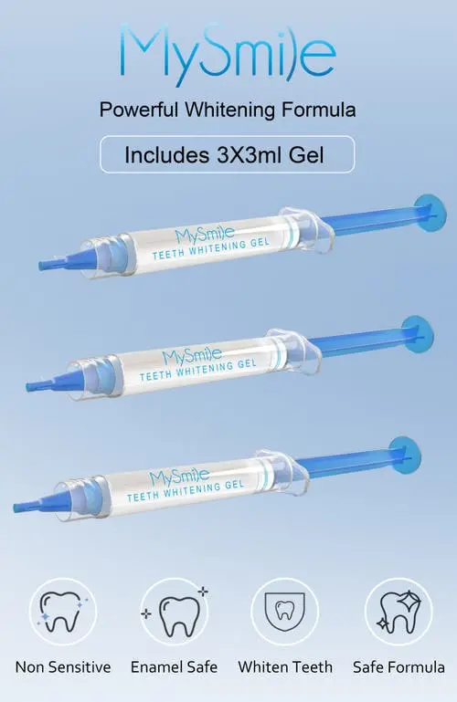 MYSMILE Teeth Whitening Gel Pack - Clear