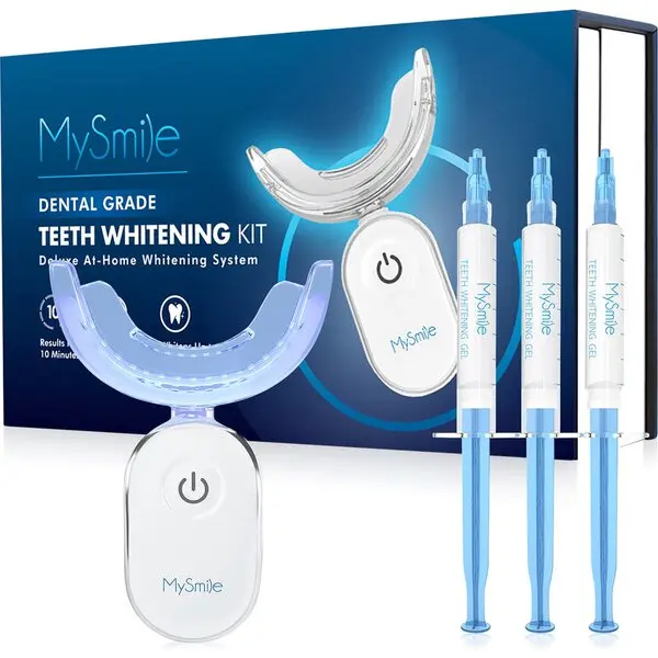 MYSMILE Teeth Whitening Kit With 28 Led Light - Deep Blue