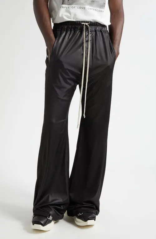 Rick Owens Wide Pusher Pants - Black