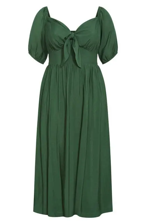 City Chic Villa Roma Maxi Dress - Jungle