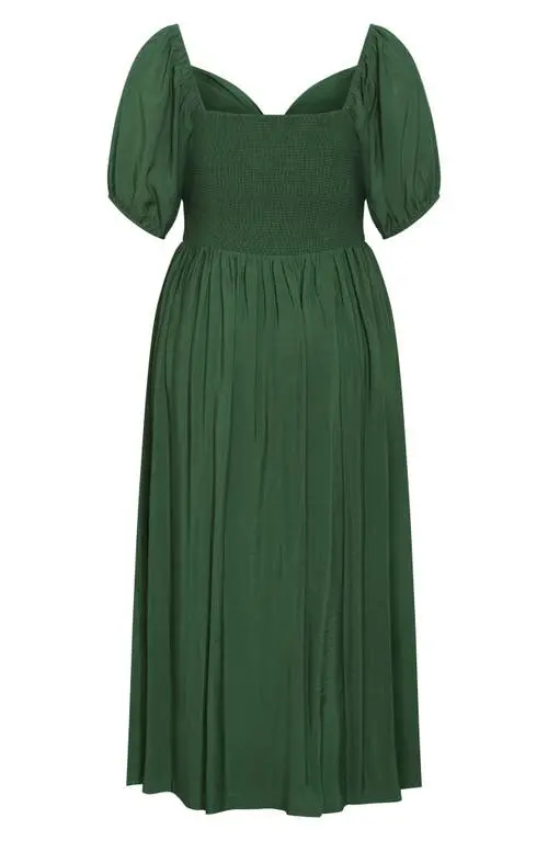 City Chic Villa Roma Maxi Dress - Jungle
