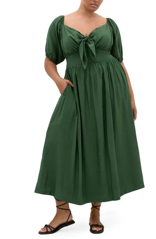 City Chic Villa Roma Maxi Dress - Jungle