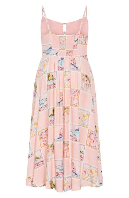 City Chic Billie Patchwork A-line Dress