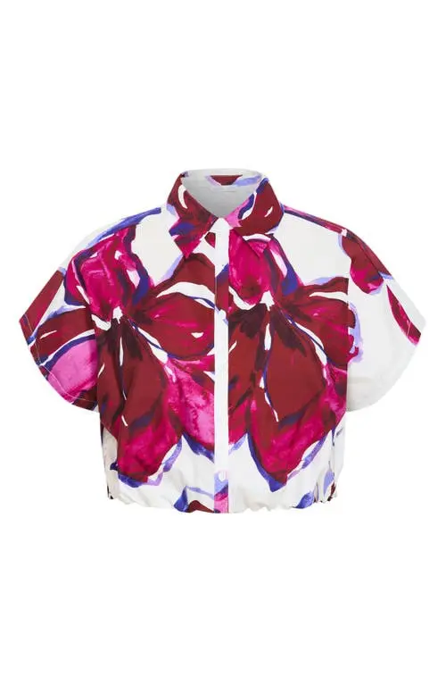 City Chic Cotton Button-up Shirt