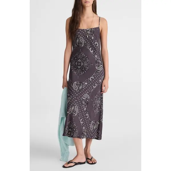 Madewell Cami Maxi Slip Dress - Chocolate Plum