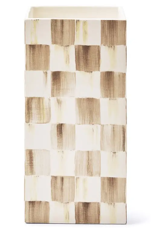 MACKENZIE-CHILDS Check Pillar Vase