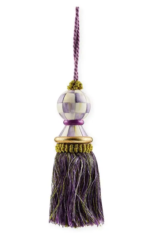 MACKENZIE-CHILDS Check Tassel - Violet