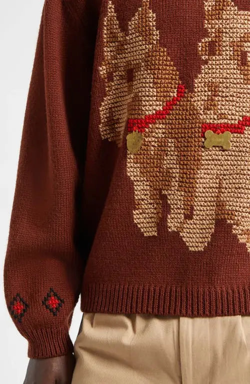 BODE Scottie Wool Sweater