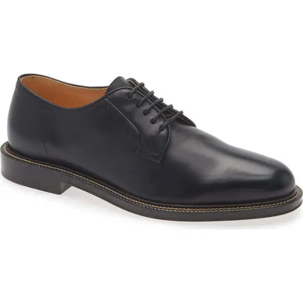 Brunello Cucinelli Leather Derby - C101 Black