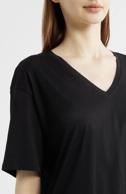 Eileen Fisher V-neck Organic Cotton T-shirt