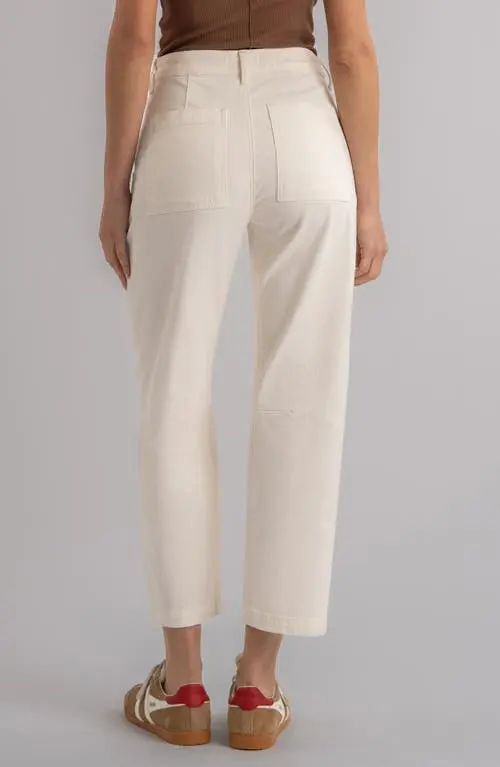 Kut From The Kloth Ashton Drawstring Barrel Jeans - Ecru