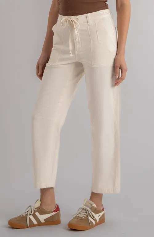 Kut From The Kloth Ashton Drawstring Barrel Jeans - Ecru